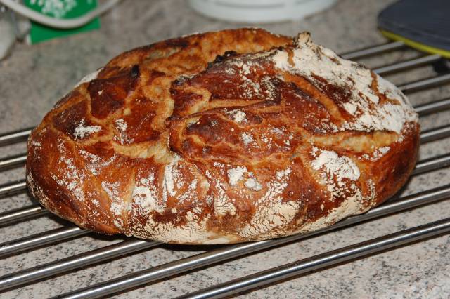 No knead bread - Grill Amok.dk